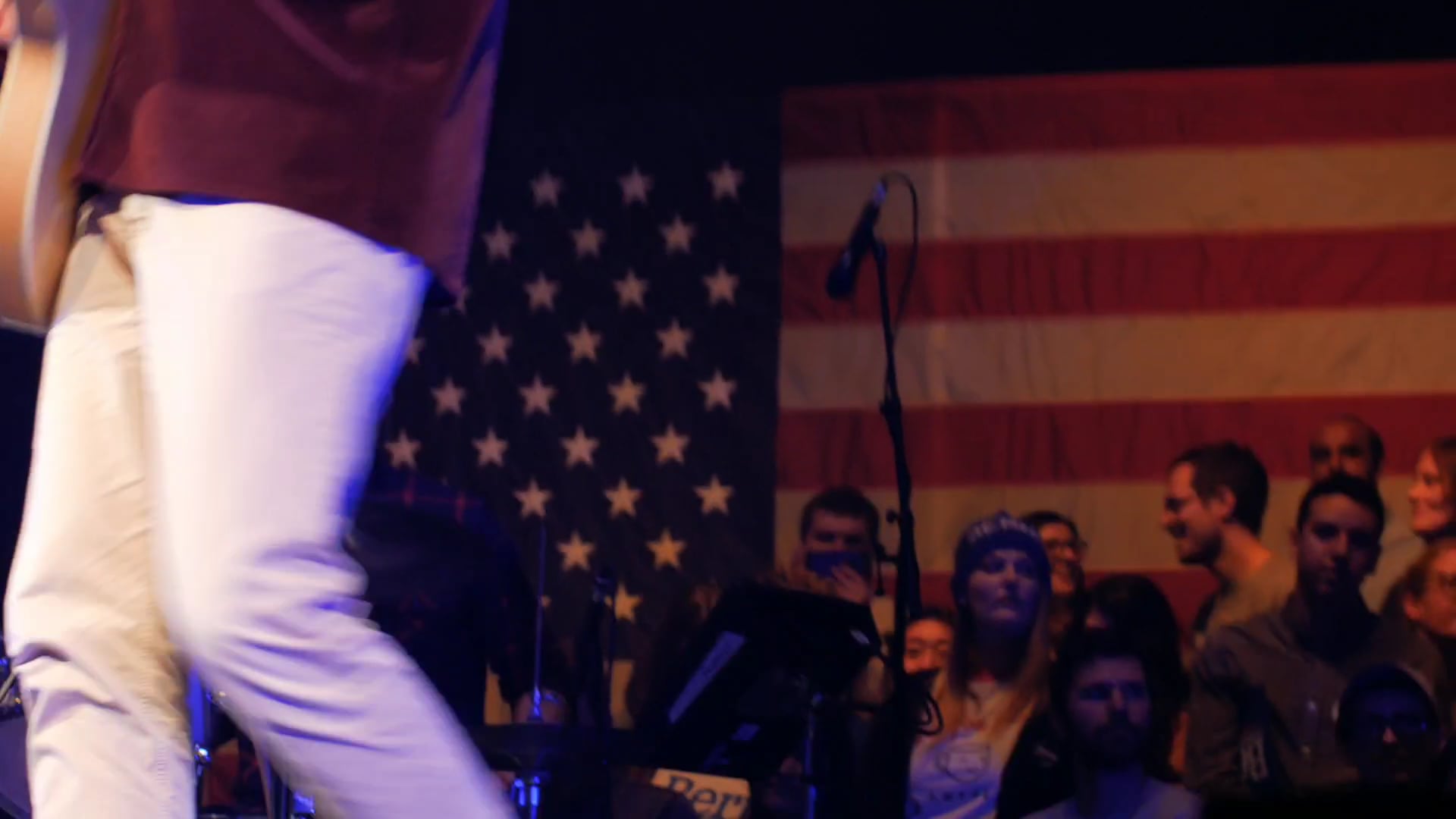 Vampire Weekend, "M79", live @ Sanders Rally in Cedar Rapids (2/1) on Vimeo