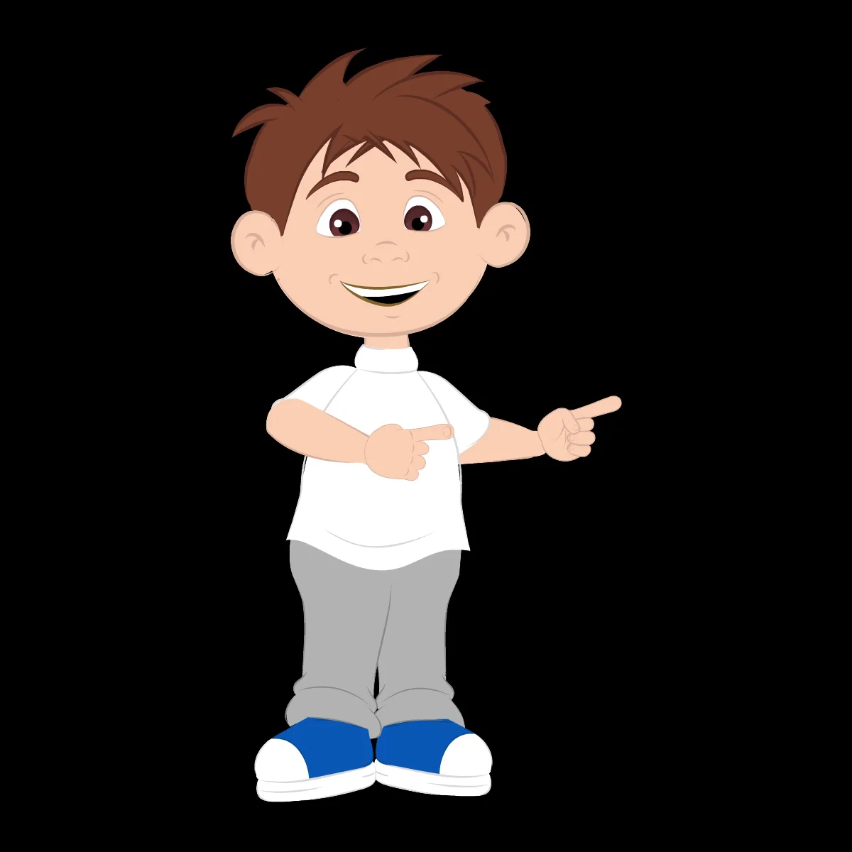 Character Animation - Pointing Out / Animación de Personaje - Señalando ...