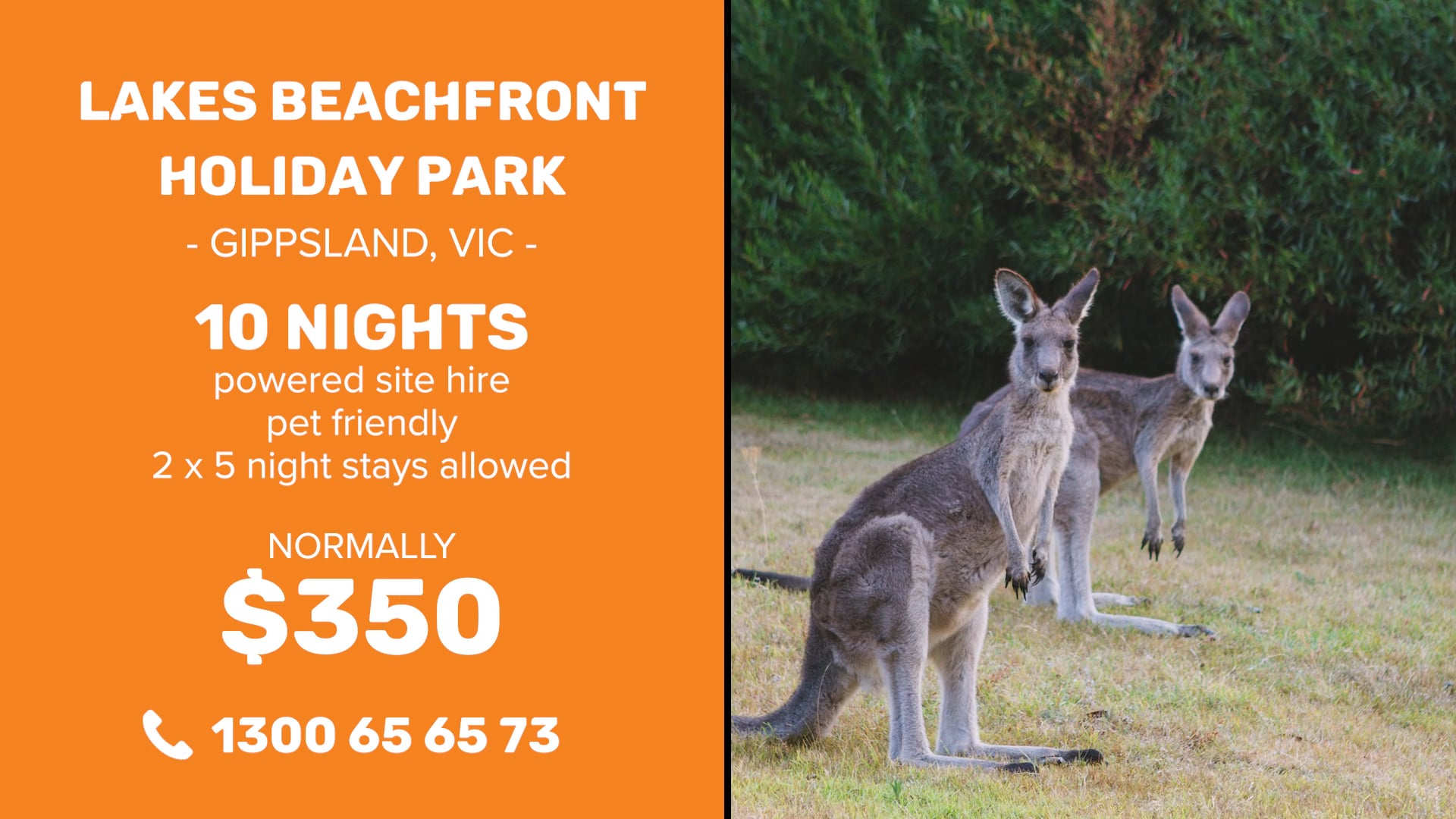 Lakes Beachfront Holiday Park - Lake Tyers Beach, Victoria on Vimeo