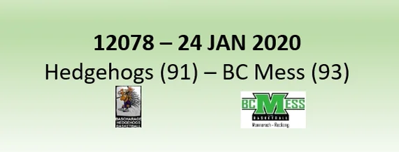 National 2 men games - N2H 12078 Hedgehogs Bascharage (91) - BC Mess ...