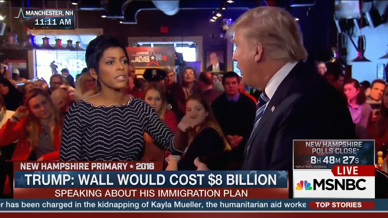 Interview: Donald Trump Interviewed by Tamron Hall on NULL‘s MSNBC Live ...