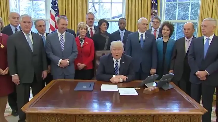 Remarks: Donald Trump Signs Executive Order for Reorganization - March ...