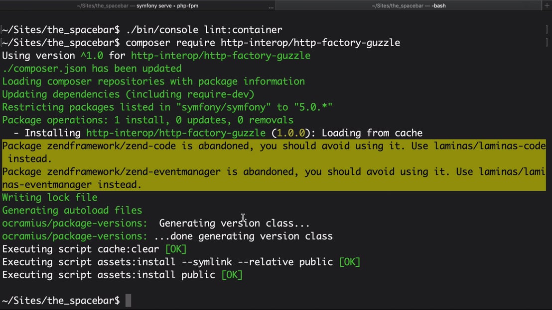 Is Your Container Running Catch It Lintcontainer Upgrading And Whats New In Symfony 5 