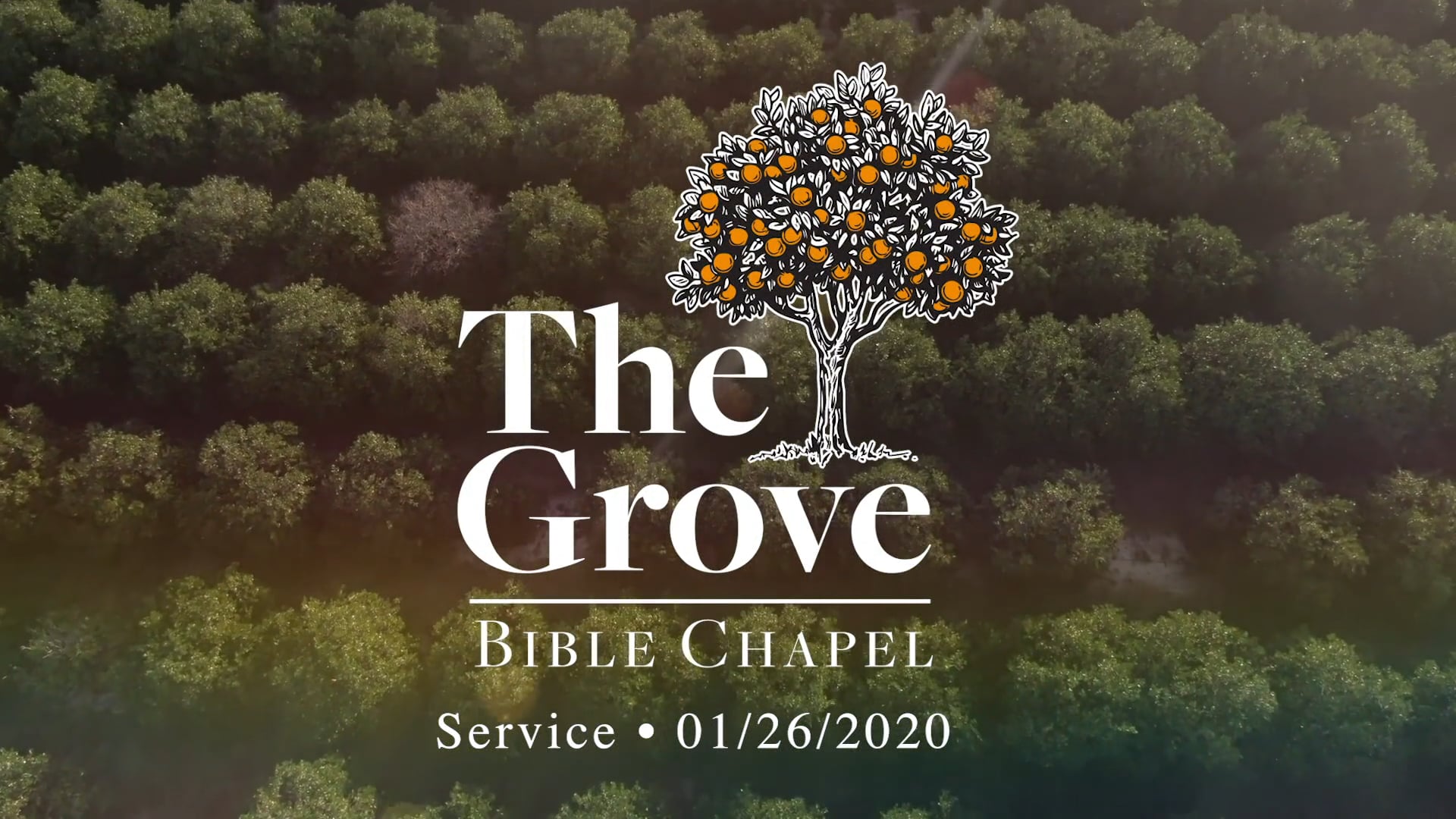 The Grove Bible Chapel - 01/26/2020 on Vimeo