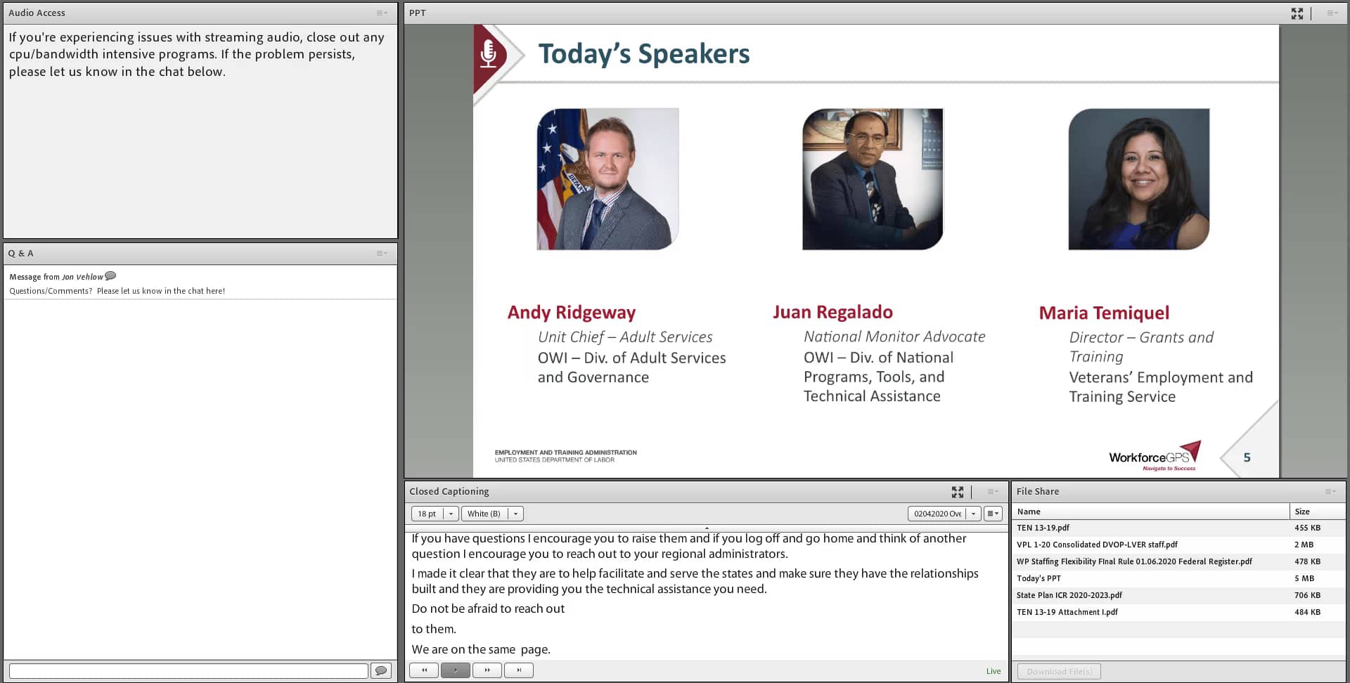 An Overview of the Wagner-Peyser Act Staffing Flexibility Final Rule 2 ...