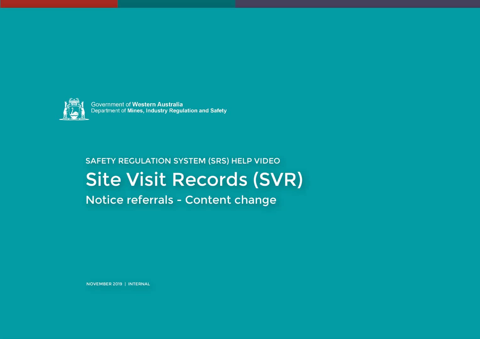 SVR - Notice referrals - Content Change on Vimeo