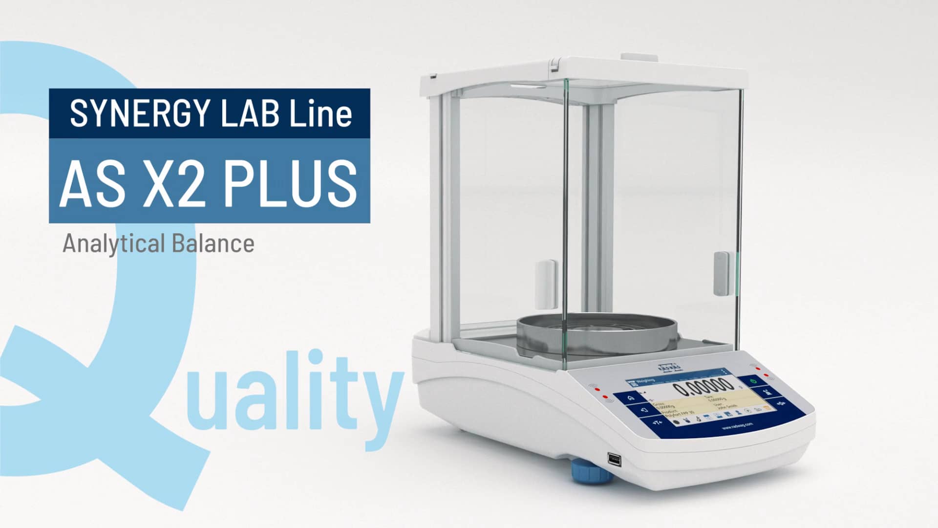 NEW ANALYTICAL BALANCE AS PLUS | SYNERGY LAB Line on Vimeo