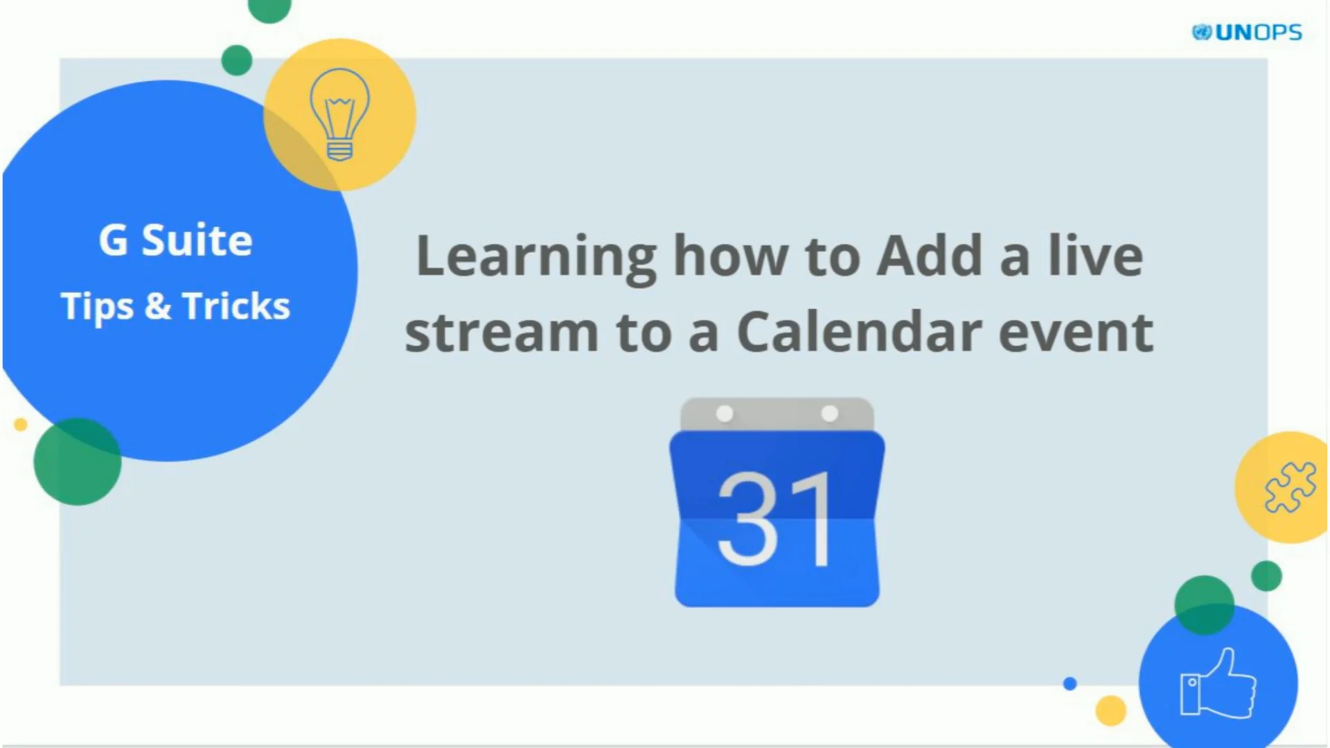 Google Calendars - Add a live stream to an event on Vimeo