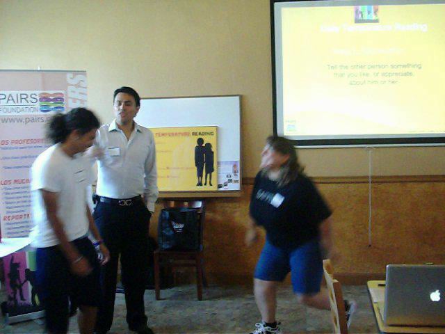 PAIRS Instructor teaches Daily Temperature Reading to Youth Group in ...