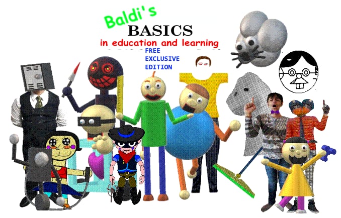 Baldi Basics Free Exclusive Edition Custom Map Experience Official ...