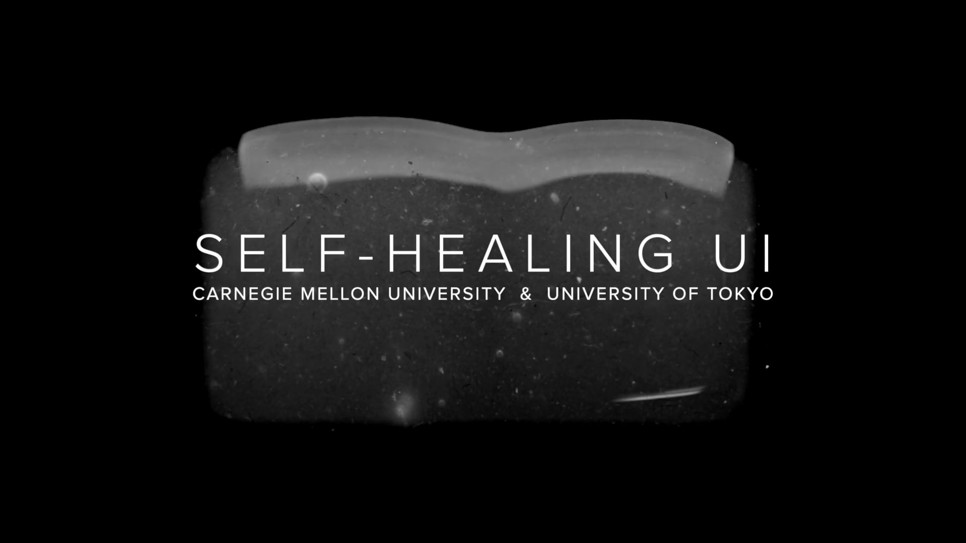 Self-Healing UI | Videos & Movies on Vimeo