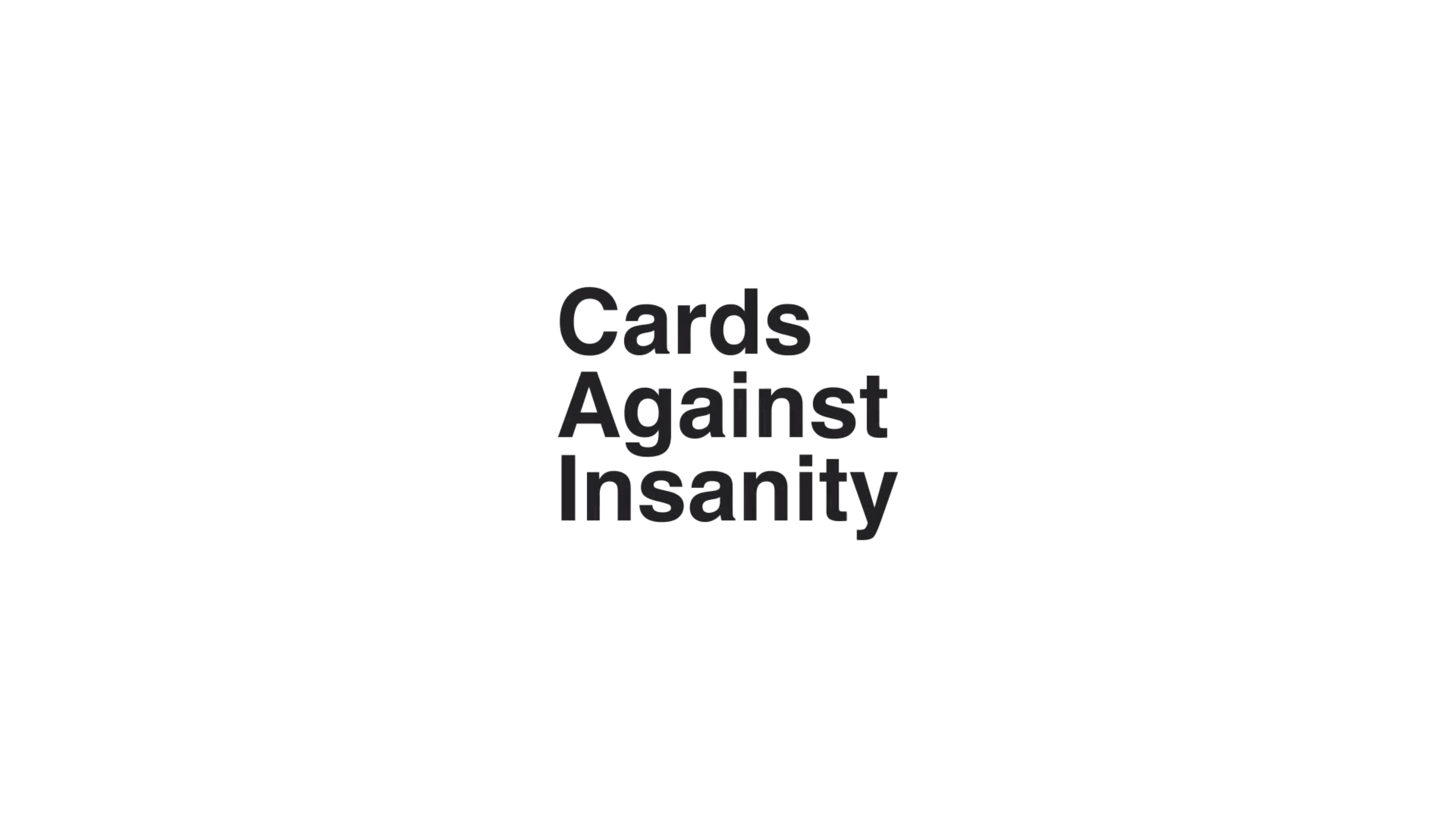 cards against insanity on Vimeo