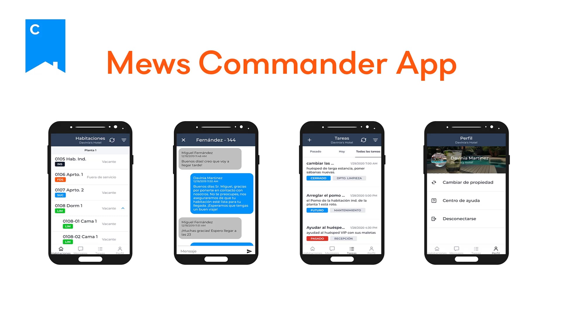 Introducción a Mews Commander App (HOUSOP-3-ES) - Mews University on Vimeo