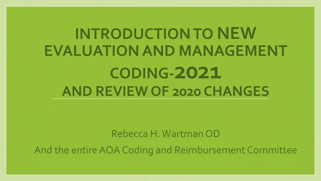 Evaluation And Management