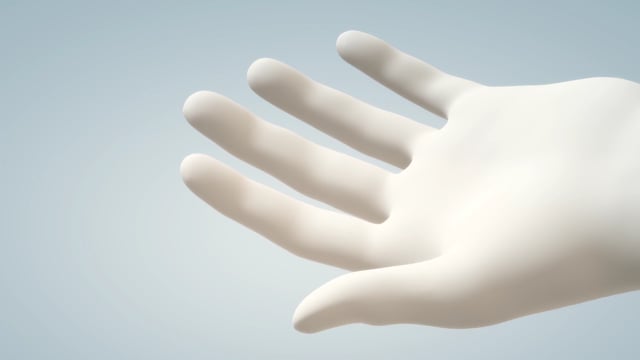 Hand White 3D - Free video on Pixabay