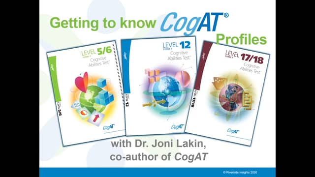 Getting to Know CogAT Profiles on Vimeo