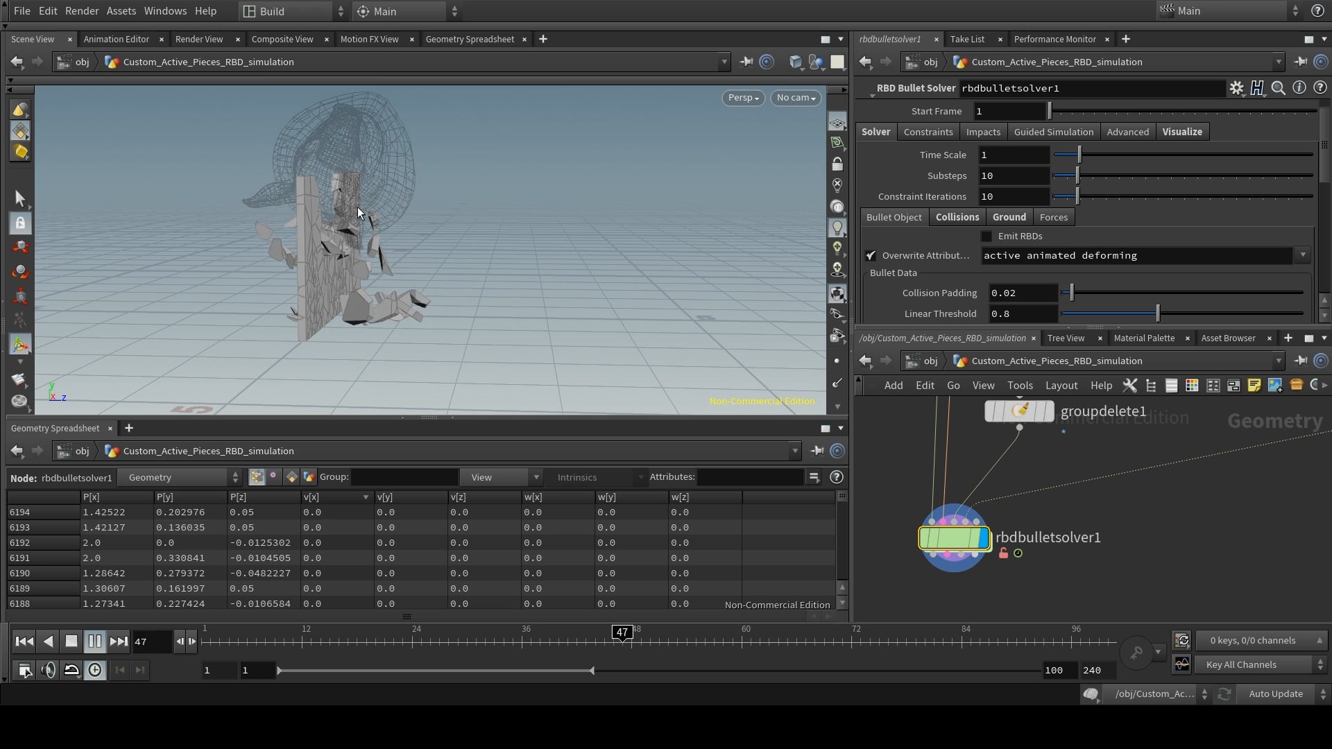 Custom Active Pieces RBD Material Fracture on Vimeo