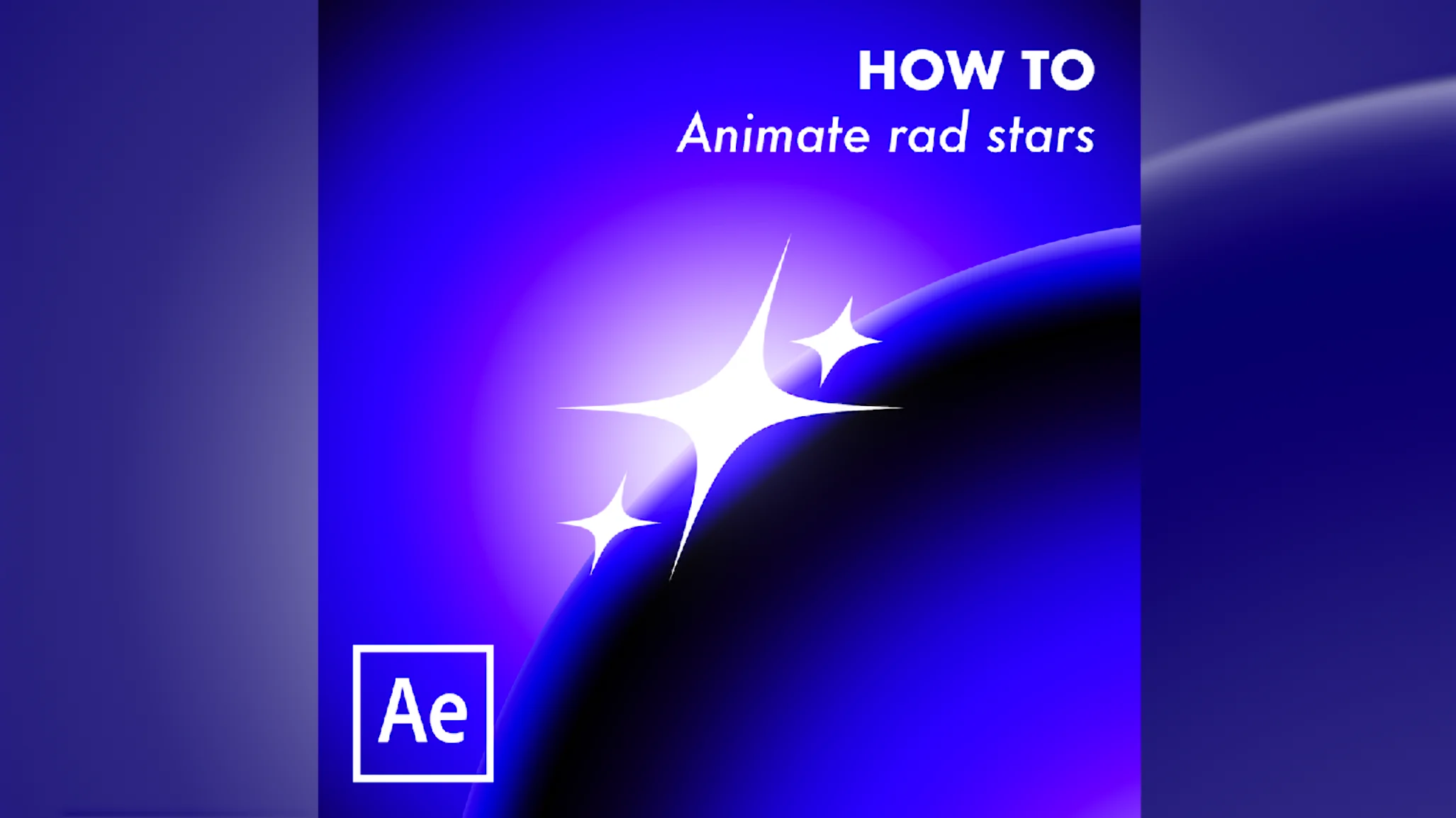 How to - Animate rad stars (After Effects)