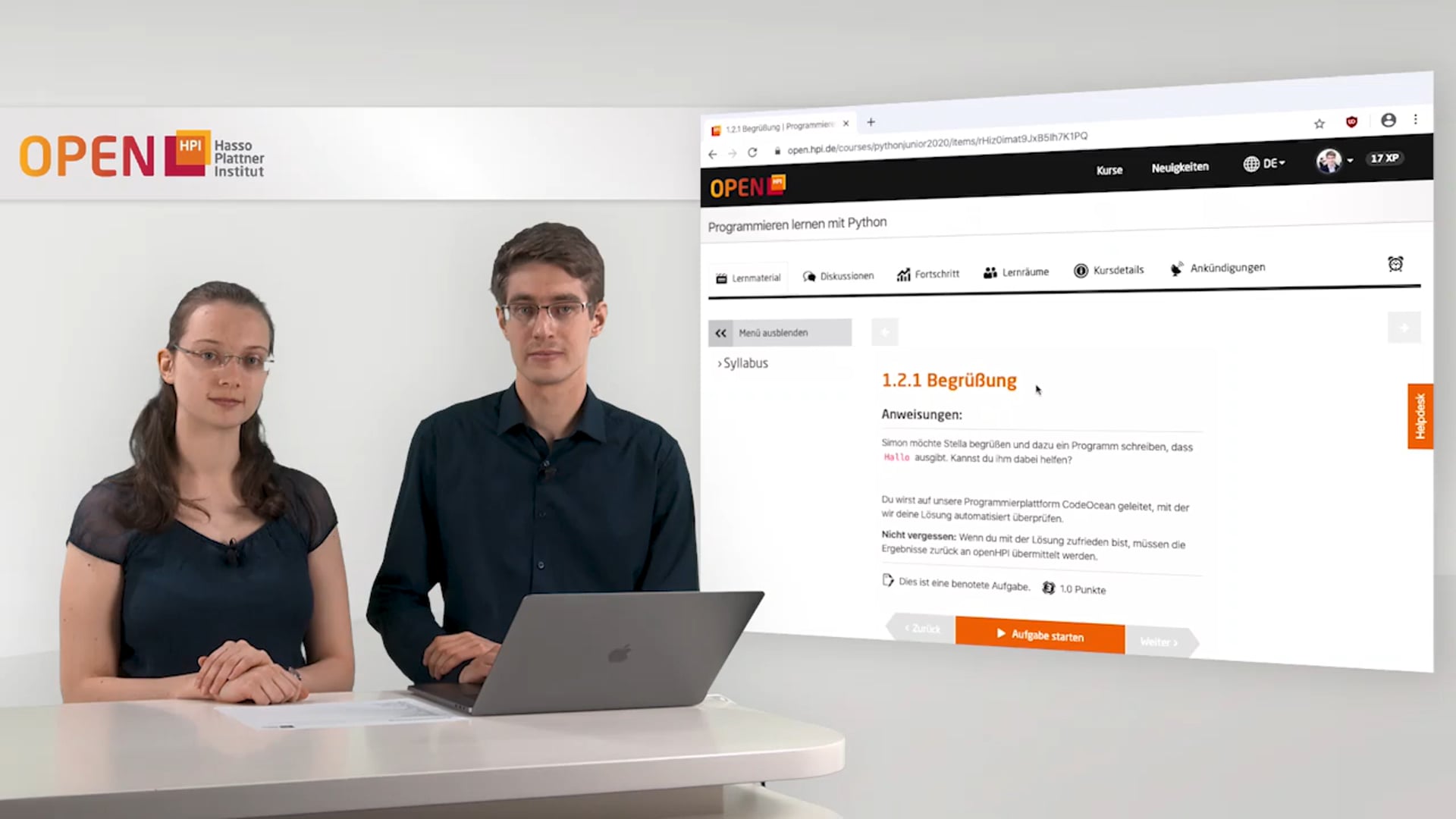 1.2 CodeOcean Einführung | Programmieren lernen mit Python