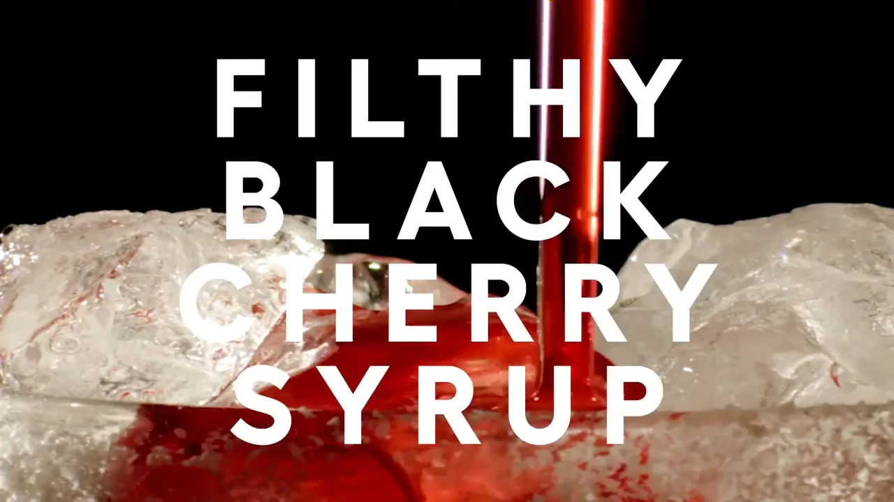 Filthy Black Cherry Syrup on Vimeo