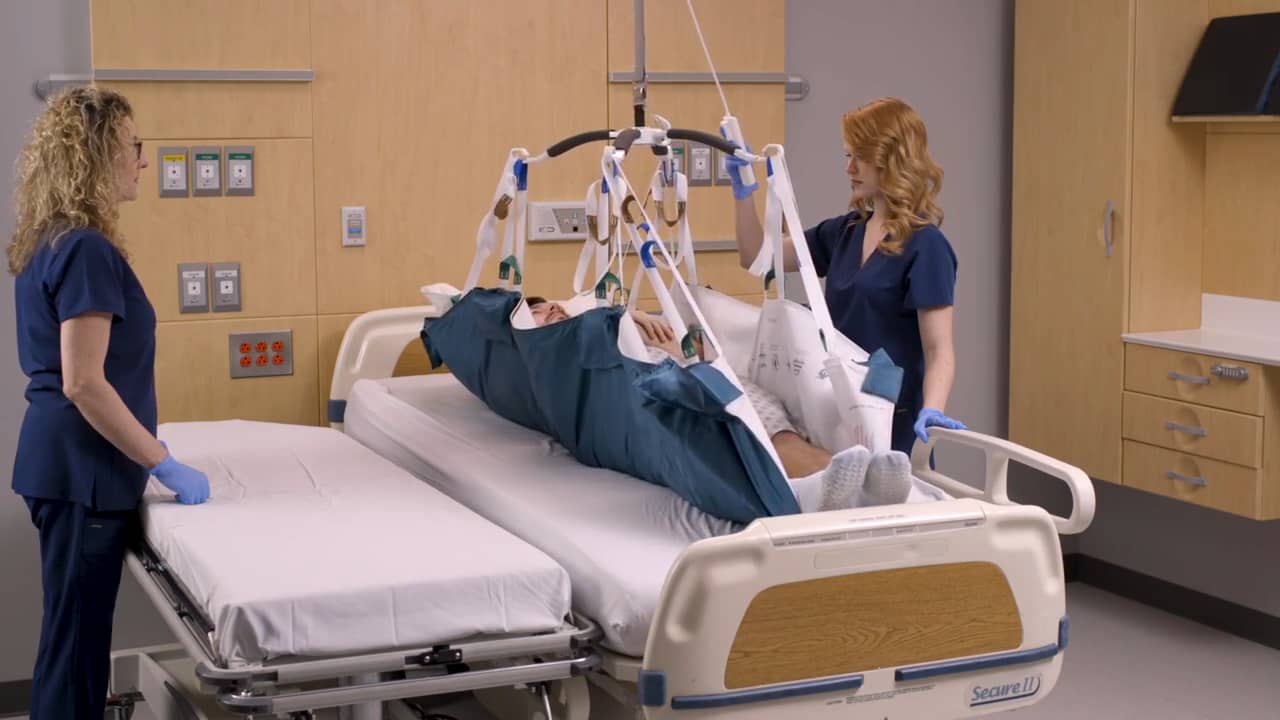 HoverSling® Repositioning Sheet Training Video on Vimeo