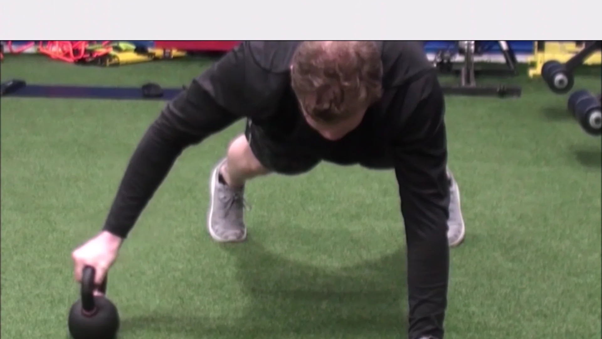 Prone KB Drag on Hands on Vimeo