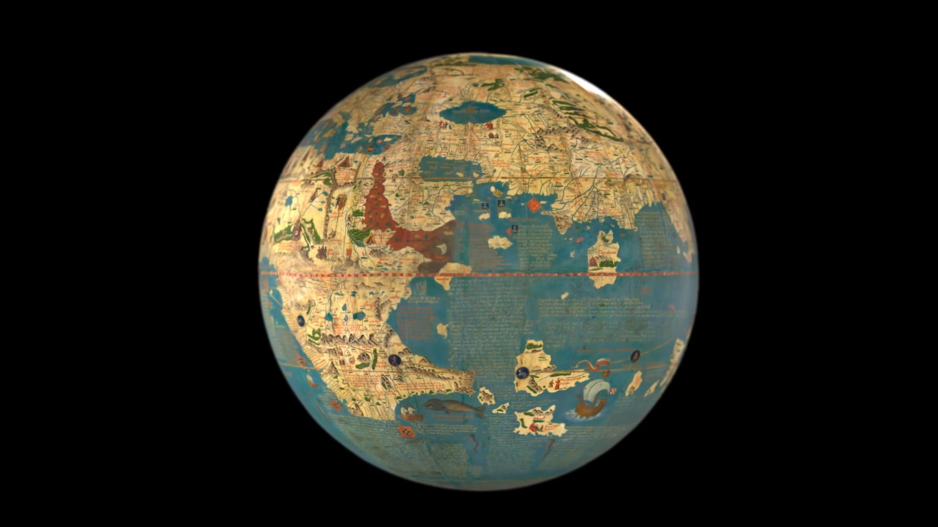Globe de Martin Behaim - BnF on Vimeo