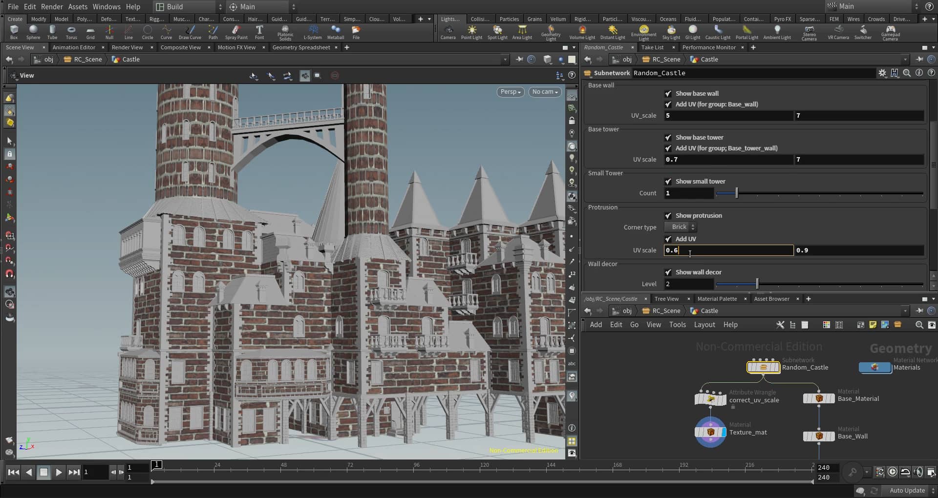 Procedural generator of random castles #2 on Vimeo