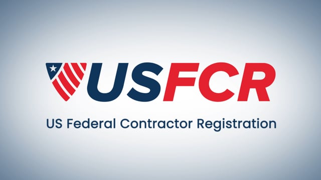 USFCR | USFCR - US Federal Contractor Registration: SAM Registration ...