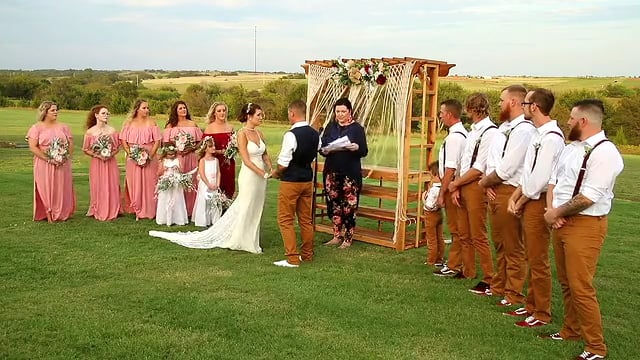 The wedding ceremony of Shawnee Dyer and Billy Semingson on Vimeo