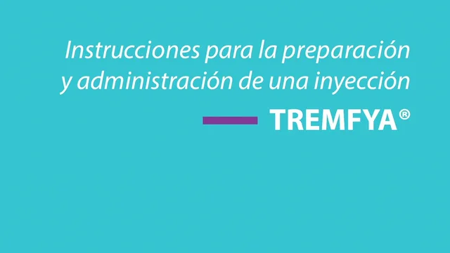 Instrucciones para la preparación y administración de una inyección ...