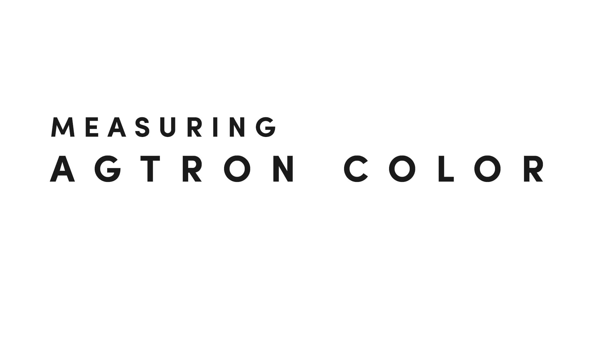 Measuring Agtron Color on Vimeo