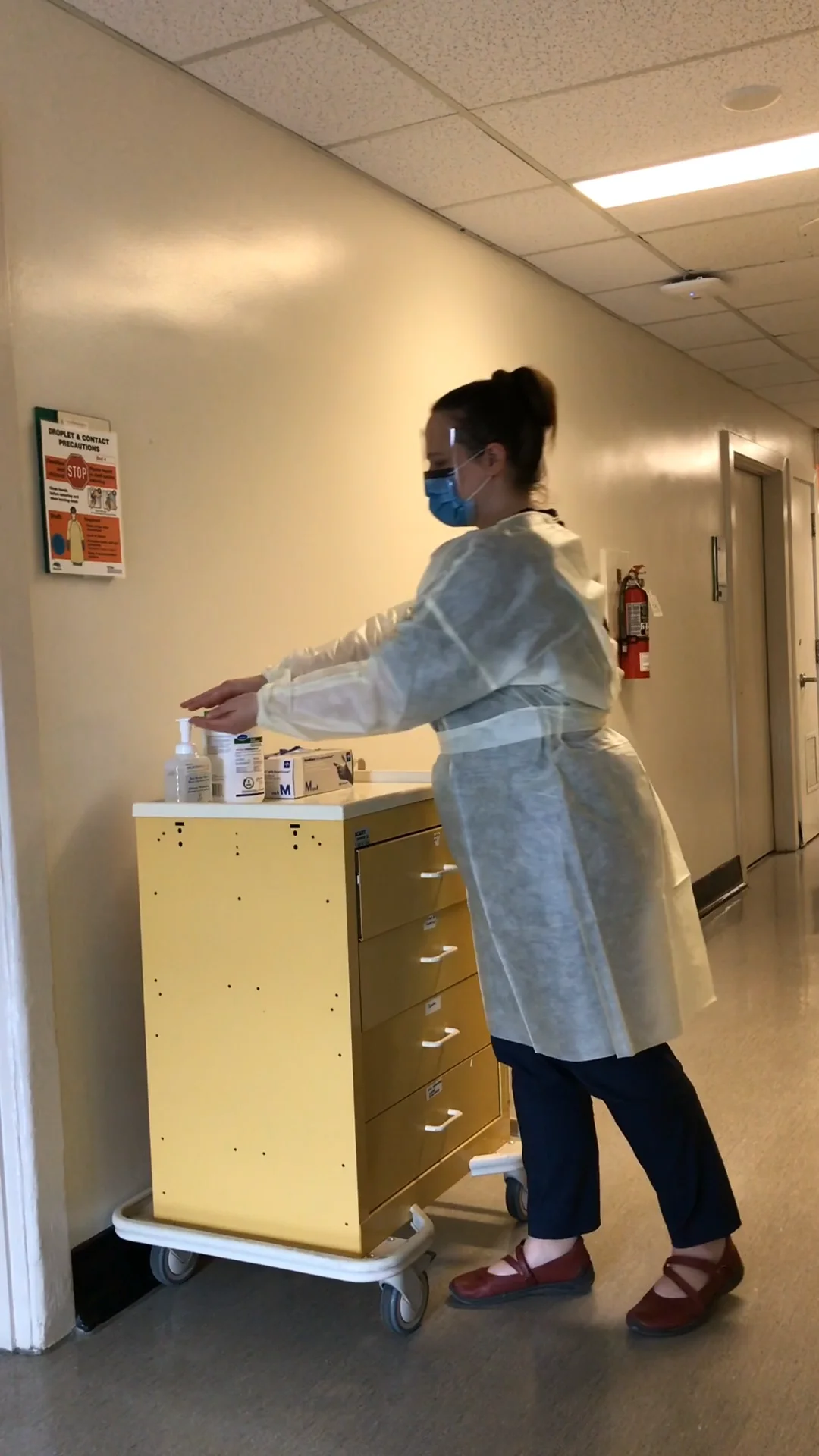 Droplet Contact Donning