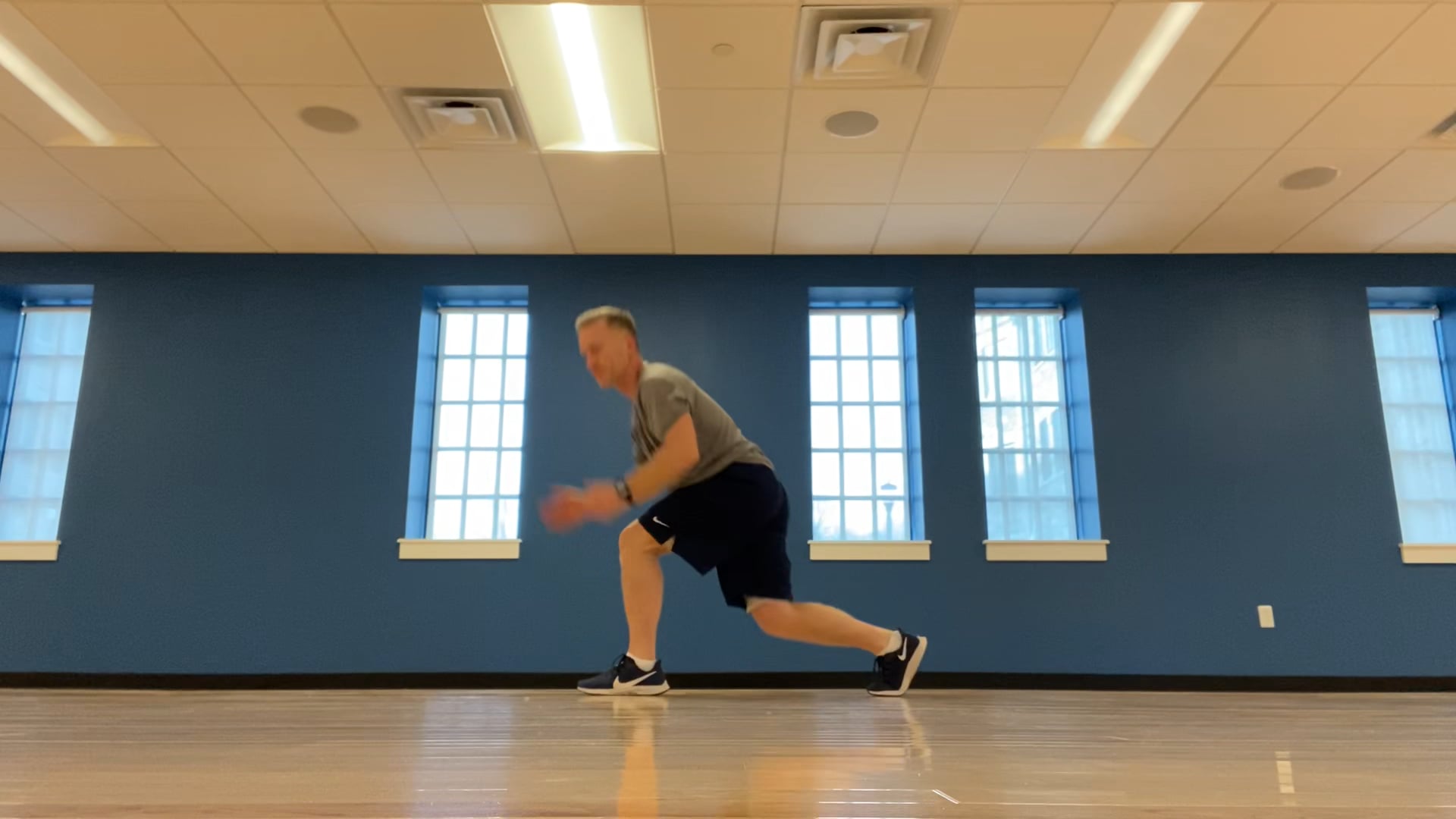 Split stance snap down on Vimeo