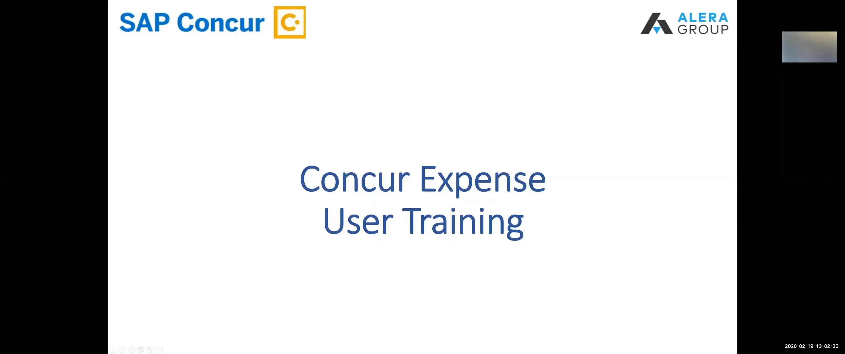 Concur Expense Training - 02192020 on Vimeo