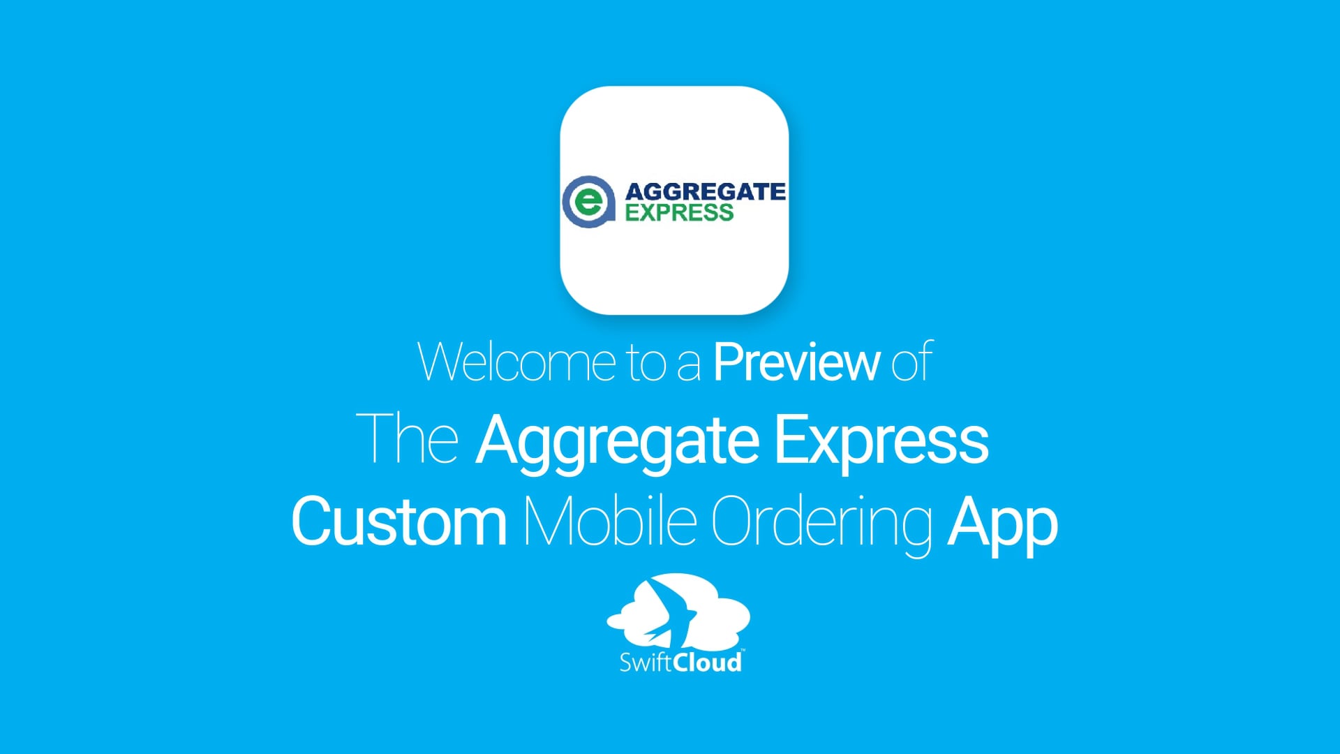 Aggregate Express - Mobile App Preview - EBO459W on Vimeo