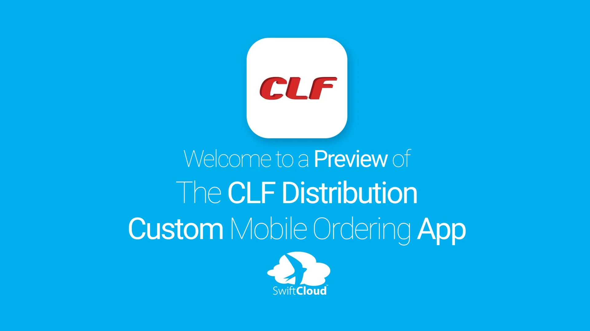 CLF Distribution - Mobile App Preview - EGH248W on Vimeo
