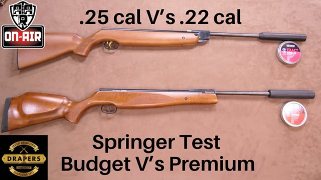 Springer, Budget V's Premium and 25 cal V's 22 cal - Airgun101