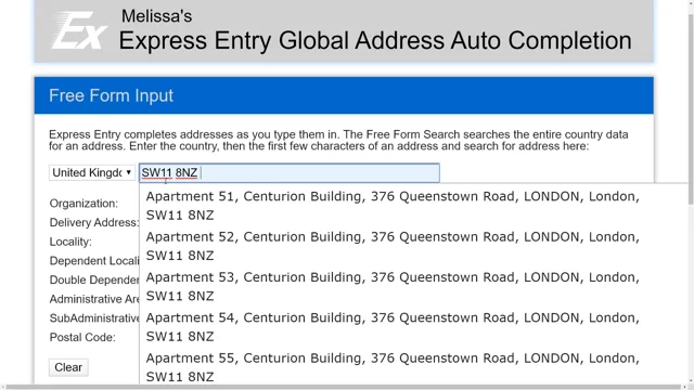Global Postal Code Database