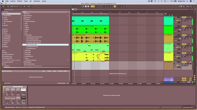 Lección: Pista lead en la sección de clip mode