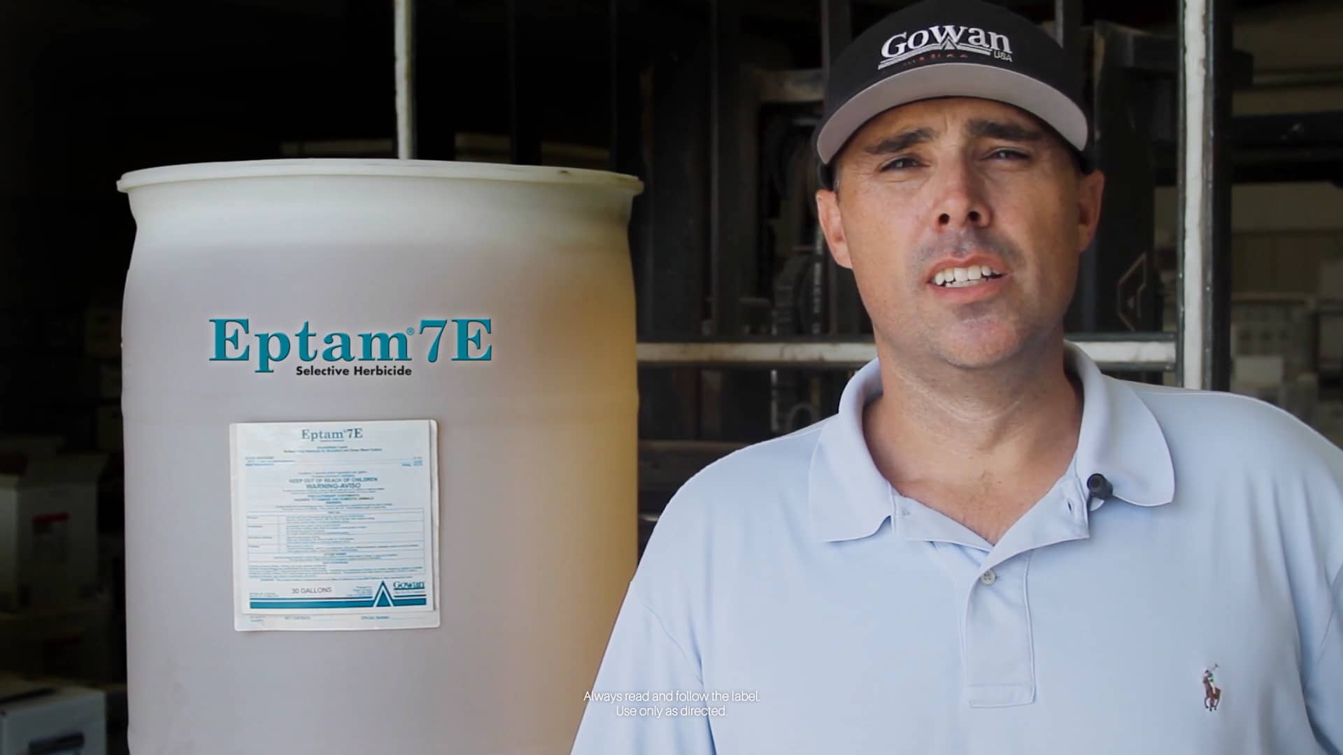 Eptam 7E Herbicide Chemigation Application on Vimeo
