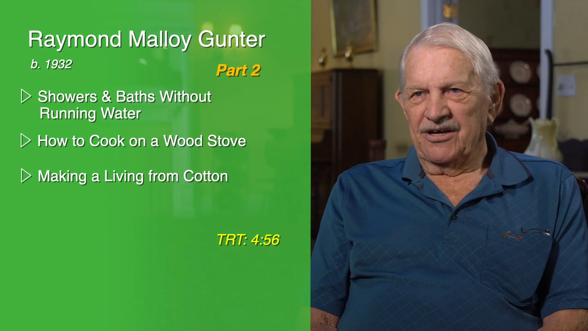 Alpharetta Historical Society - Raymond Gunter 2 on Vimeo