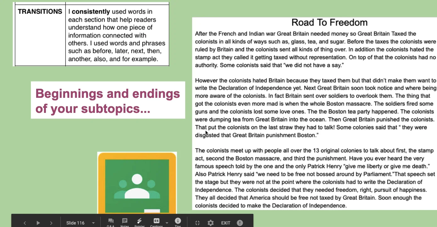 How to Begin and End my Subtopics on Vimeo