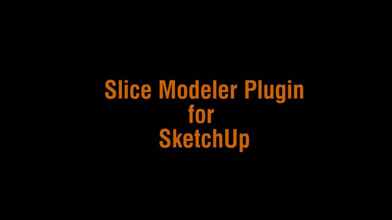 Slice Modeler Plugin for SketchUp on Vimeo