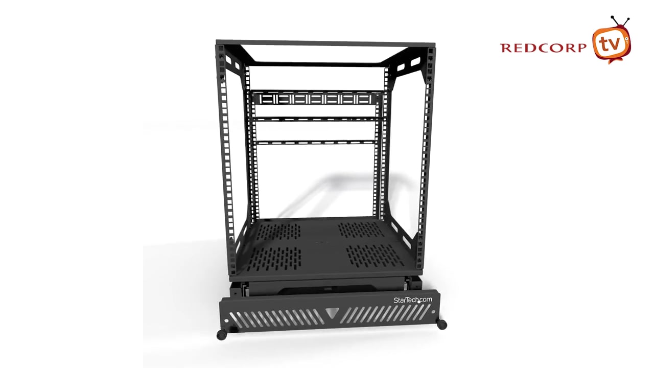 StarTech.com 12U Slide-Out Server Rack | PORACK12U on Vimeo