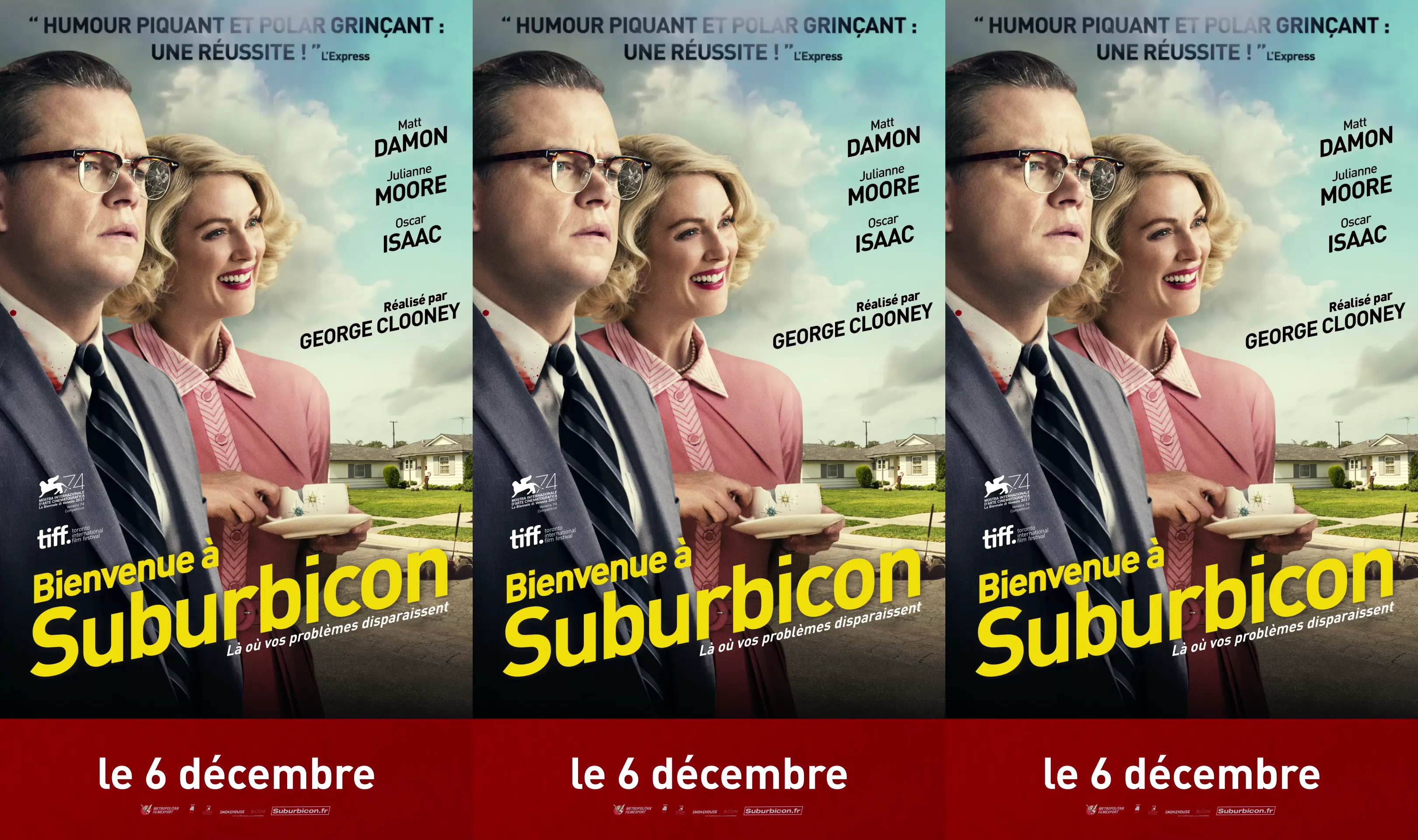 Bienvenue à Suburbicon Motion Poster 3 Ecrans on Vimeo