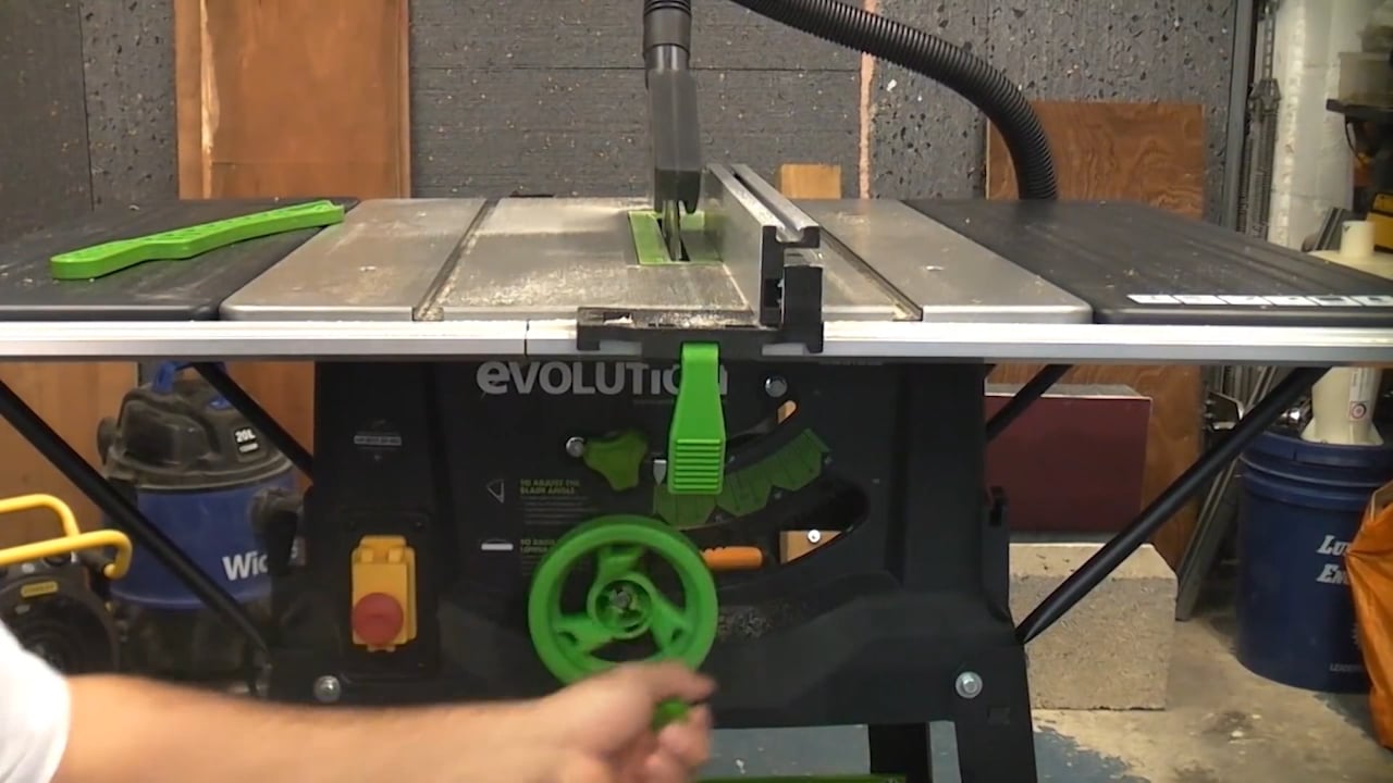 Evolution Fury 5-S Table Saw on Vimeo
