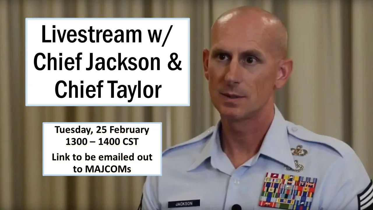 AF/HC Leadership - Chief Jackson & Chief Taylor Livestream on Vimeo