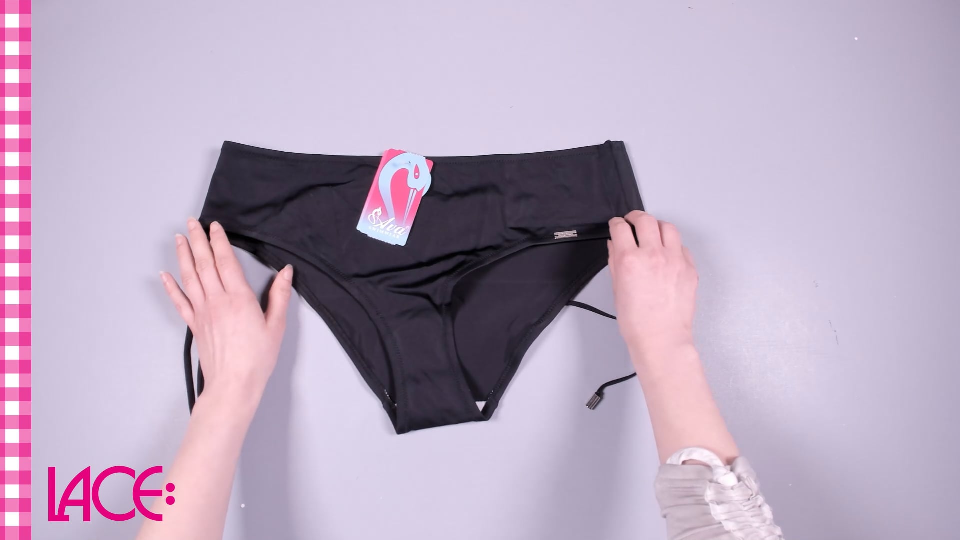 Ava - Swim 01_Bikini Slip_Black_M_SF13-2 | Lace.de on Vimeo