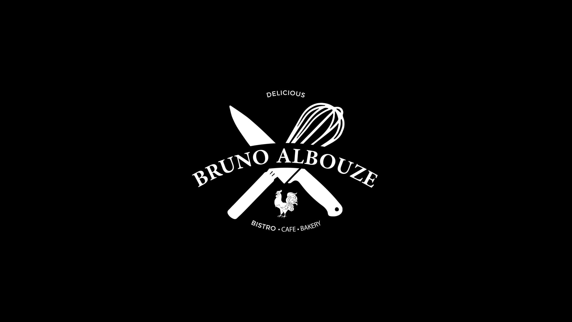 Bruno Animated Logo B/W on Vimeo